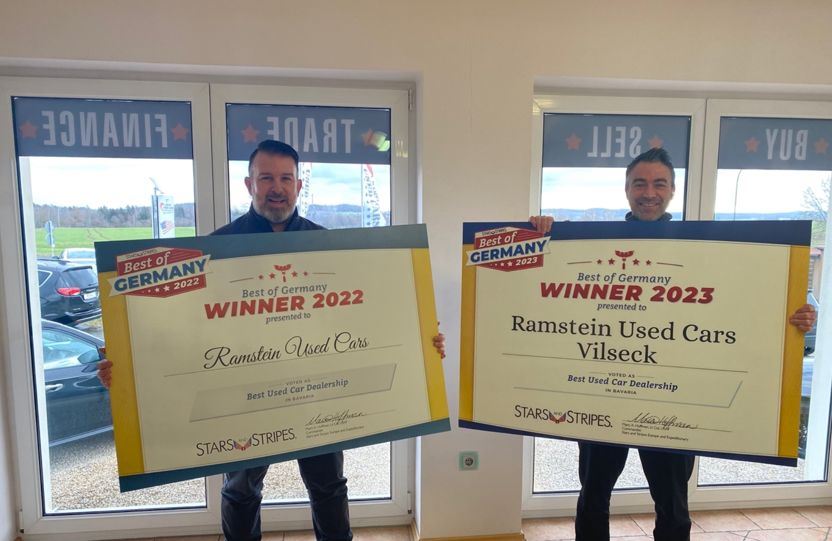 Awards & Testimonials - Ramstein Used Cars